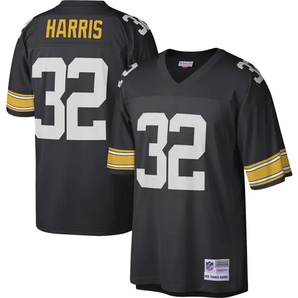 Mitchell & Ness Franco Harris Pittsburgh Steelers Legacy Replica Jersey - Black