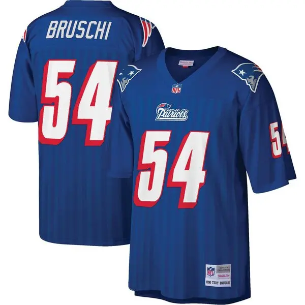 Mitchell & Ness Tedy Bruschi 1996 Retired Player Replica Jersey - Royal