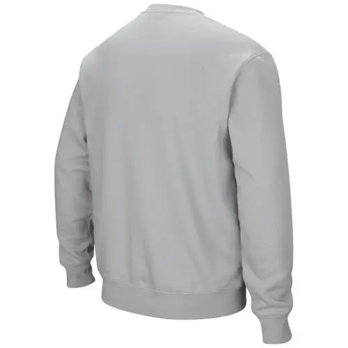 COLOSSEUM Harvard Crimson Team Arch & Logo Tackle Twill Pullover Sweatshirt