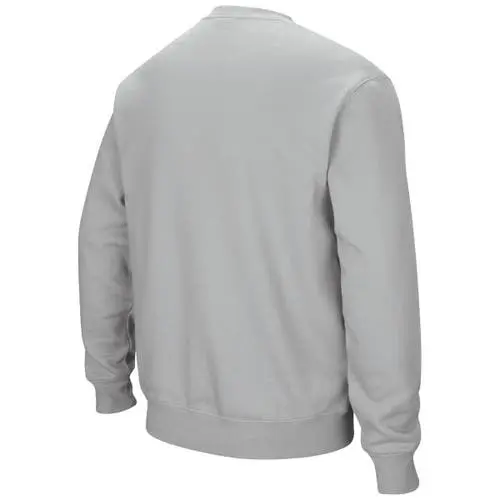 COLOSSEUM Harvard Crimson Team Arch & Logo Tackle Twill Pullover Sweatshirt