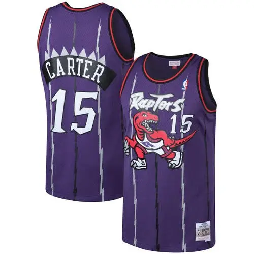 Mitchell & Ness Vince Carter Toronto Raptors 1998/99 Hardwood Classics Swingman Jersey - Purple