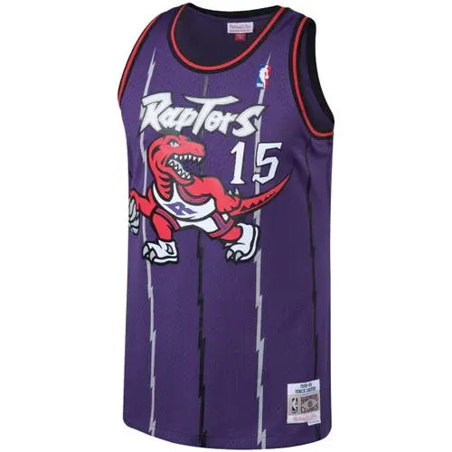 Mitchell & Ness Vince Carter Toronto Raptors 1998/99 Hardwood Classics Swingman Jersey - Purple