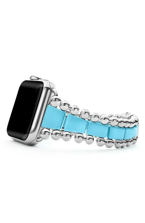 Lagos Smart Caviar Apple Watch® Band - Blue Ceramic