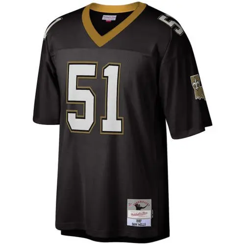 Mitchell & Ness Sam Mills New Orleans Saints Legacy Replica Jersey