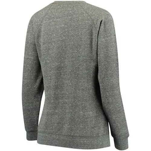 PRESSBOX Michigan State Spartans Heathered Gray Vintage Pullover Sweatshirt