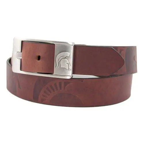 EAGLES WINGS Michigan State Spartans Brandish Leather Belt