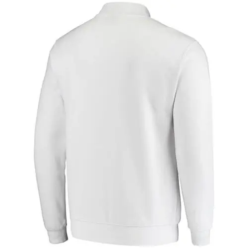 COLOSSEUM Northwestern Wildcats Tortugas Logo Quarter-zip Jacket - White