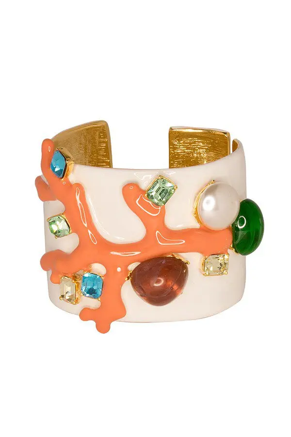 KENNETH JAY LANE Branch Cuff - Multicolor