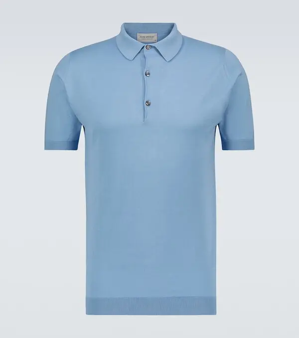 John Smedley Adrian Sea Island Cotton Polo Shirt