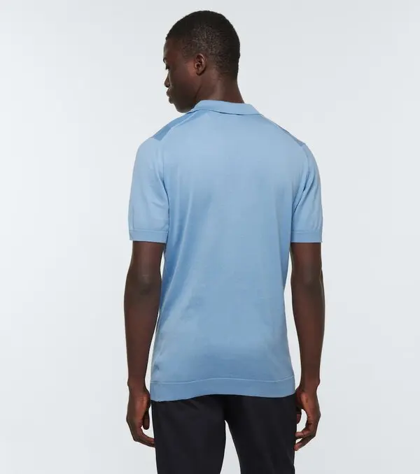 John Smedley Adrian Sea Island Cotton Polo Shirt