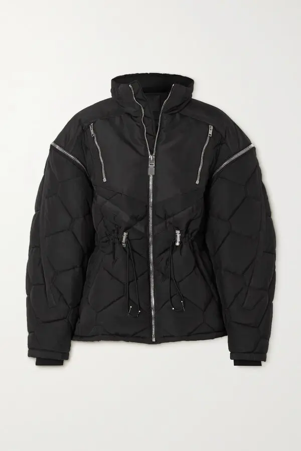 Givenchy Convertible Quilted Padded Shell Jacket