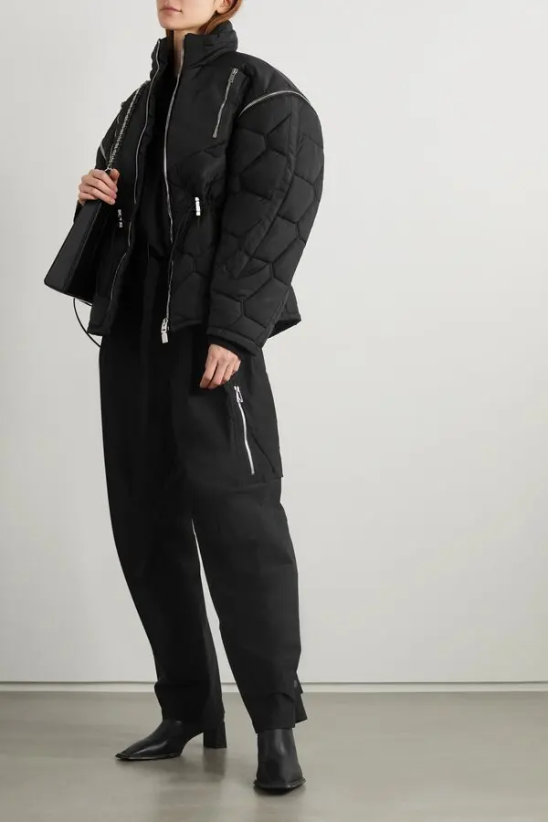 Givenchy Convertible Quilted Padded Shell Jacket