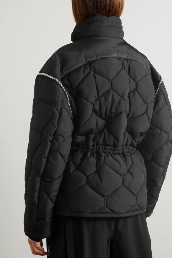 Givenchy Convertible Quilted Padded Shell Jacket