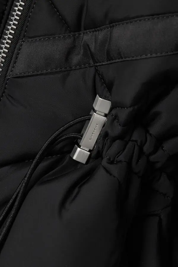 Givenchy Convertible Quilted Padded Shell Jacket