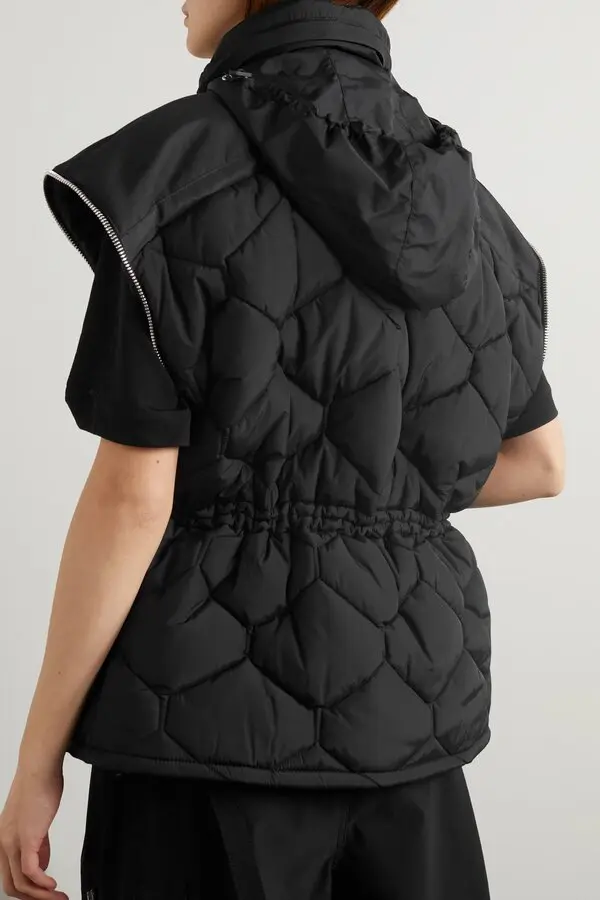 Givenchy Convertible Quilted Padded Shell Jacket