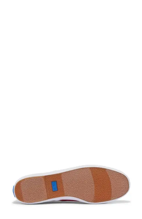 Keds® Champion Canvas Sneaker - Red Canvas