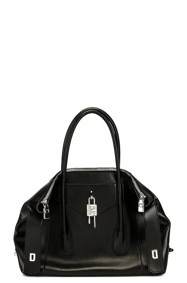 Givenchy Antigona Lock Soft Bag - Black