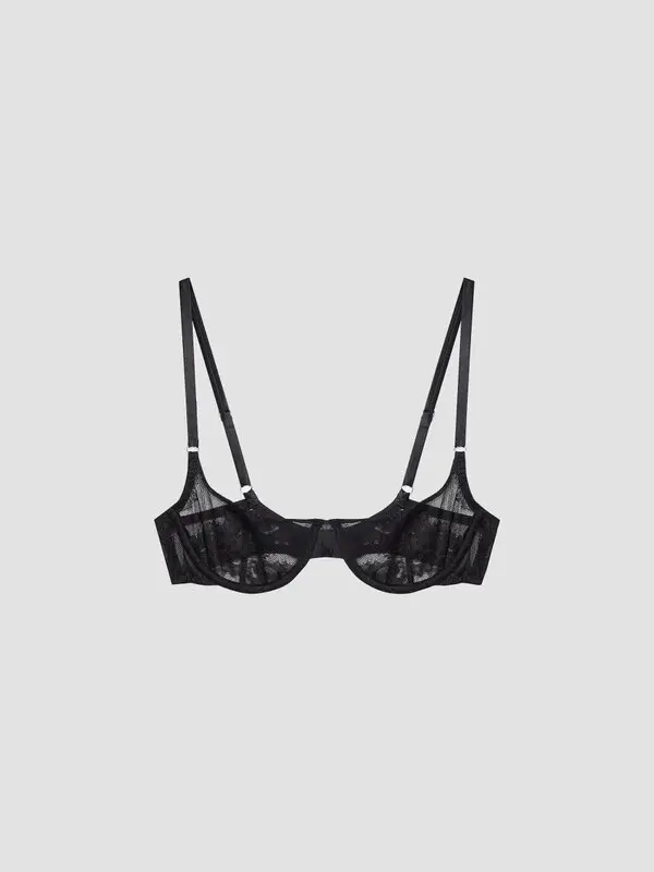 FLEUR DU MAL Lace Balconette Bra