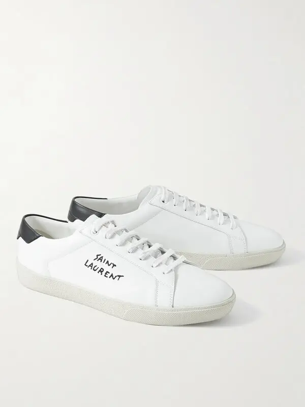 Saint Laurent Sl/06 Court Classic Sneakers - White