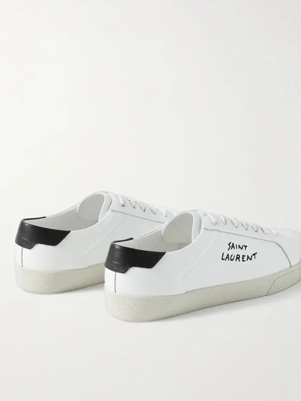 Saint Laurent Sl/06 Court Classic Sneakers - White