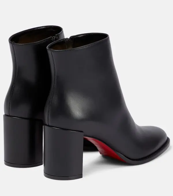 CHRISTIAN LOUBOUTIN Adoxa 70 Leather Ankle Boots