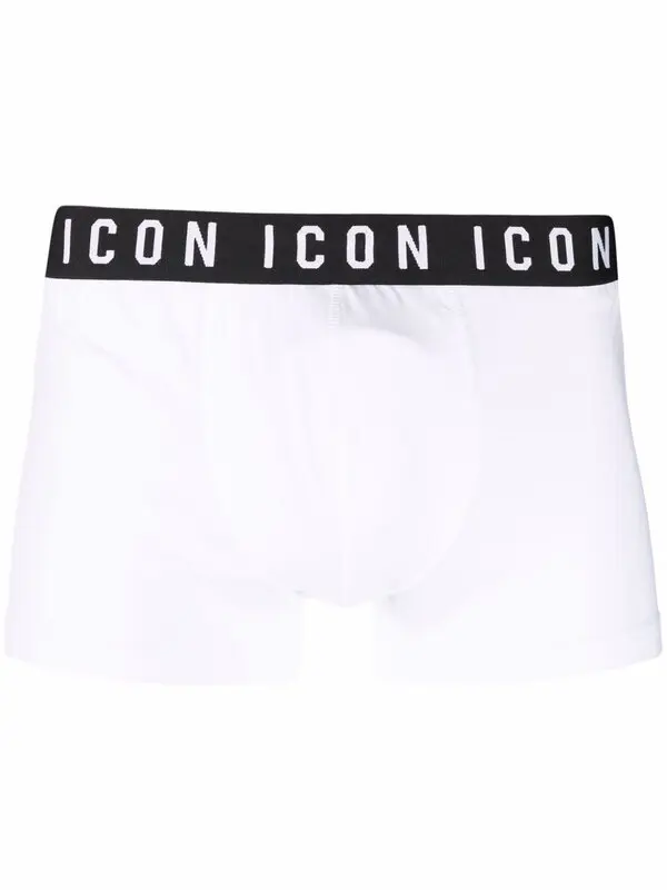 Dsquared2 Logo Waist Boxers - White