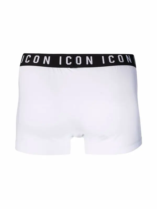 Dsquared2 Logo Waist Boxers - White