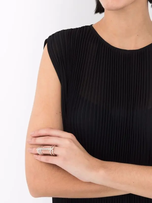 SHAUN LEANE Serpent Trace Long Finger Ring