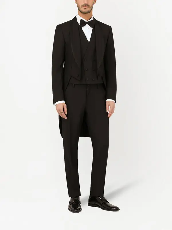 Dolce & Gabbana Three-piece Wool Evening Suit