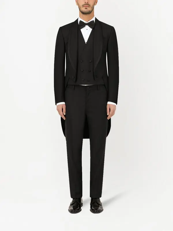 Dolce & Gabbana Three-piece Wool Evening Suit