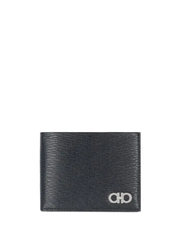 FERRAGAMO Gancini Bifold Wallet - Black