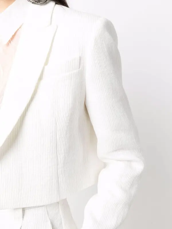 Brunello Cucinelli Cropped Woven Blazer