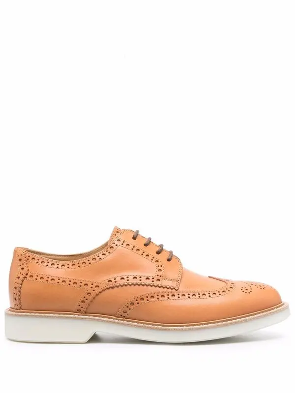 Brunello Cucinelli Brogue-detailed Derby Shoes