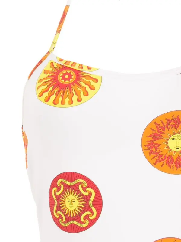 AMIR SLAMA Sun Print One-piece Swimsuit