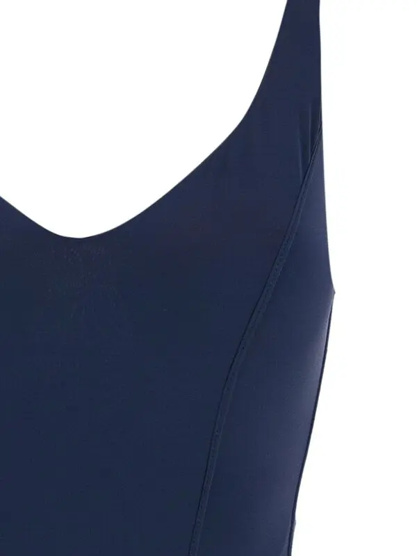 AMIR SLAMA V-neck Open-back One-piece Swimsuit