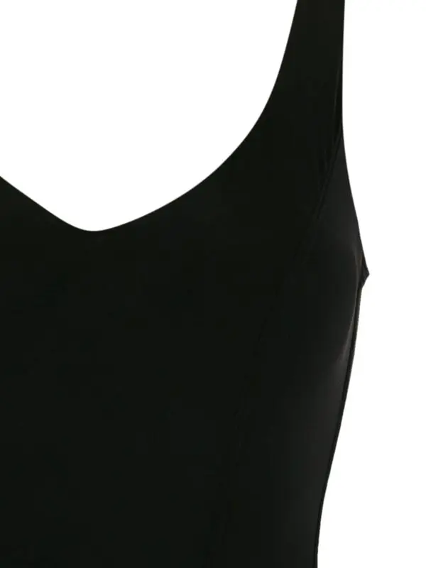 AMIR SLAMA V-neck Open-back One Piece Swimsuit