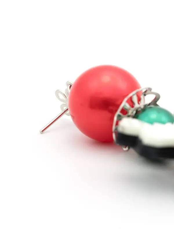 AMIR SLAMA Reindeer Motif Drop Earrings