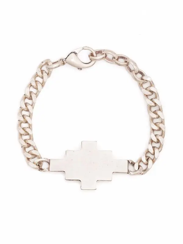 COUNTY OF MILAN Marcelo Burlon Cross Chain Bracelet - Silver