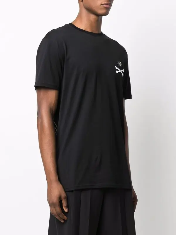 Philipp Plein Skeleton Print T-shirt - Black
