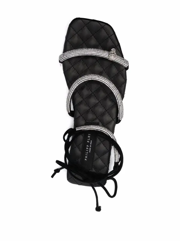 Philipp Plein Maltese Crystal Sandals