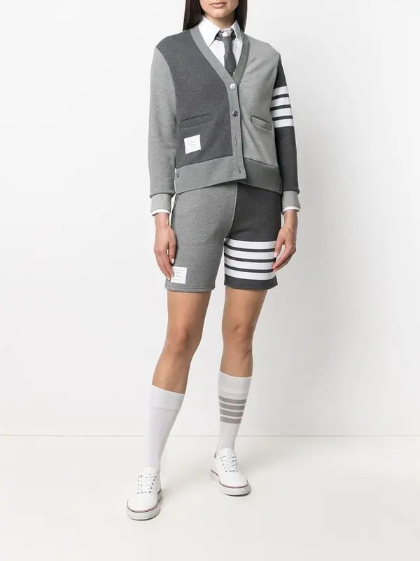 Thom Browne Panelled Cotton Shorts