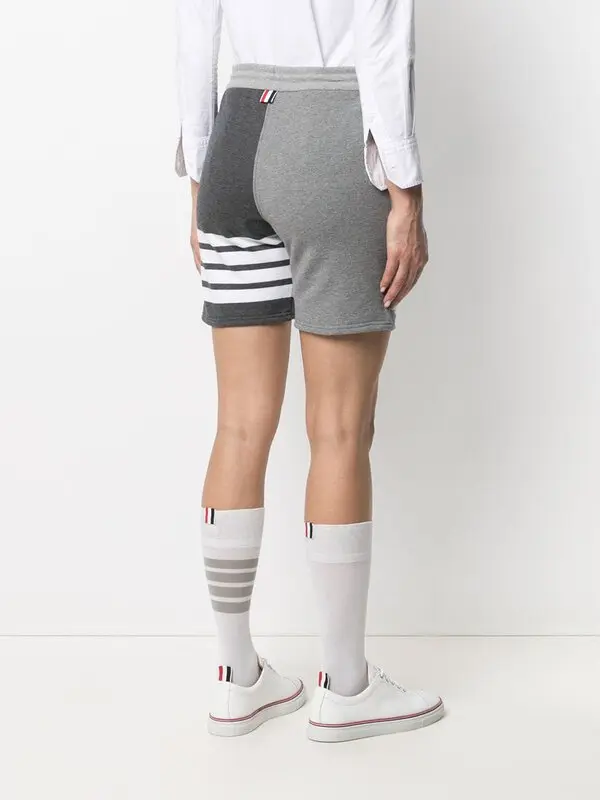 Thom Browne Panelled Cotton Shorts