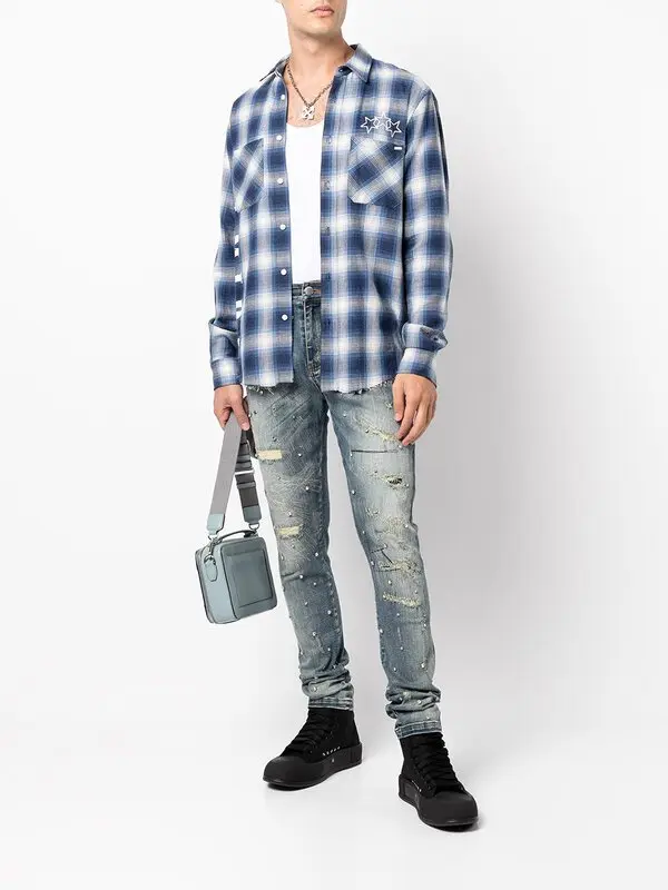 GOD'S MASTERFUL CHILDREN Shadow Ripped Jeans