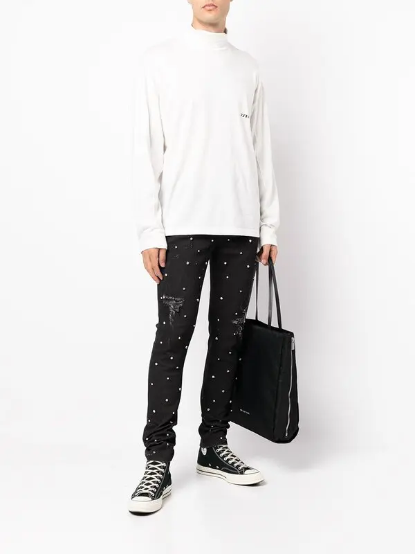 GOD'S MASTERFUL CHILDREN Cassidy Crystal-embellished Jeans