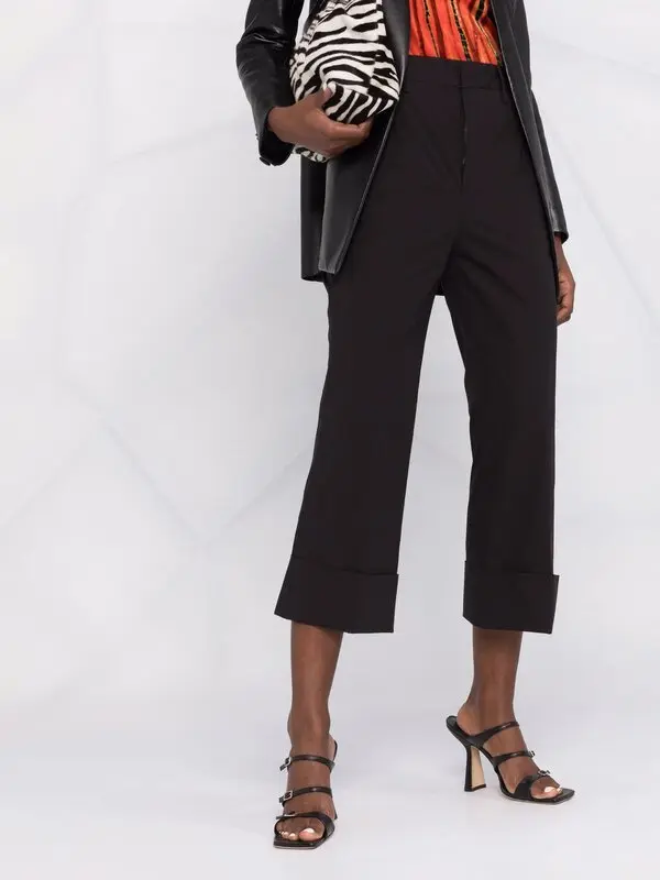 Dsquared2 Cropped Turn-up Trousers