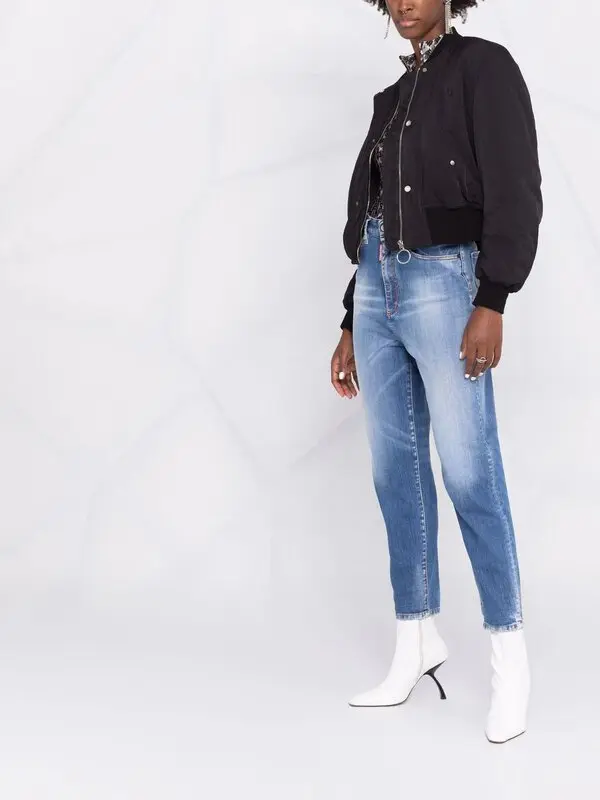 Dsquared2 Faded Effect Mom Jeans