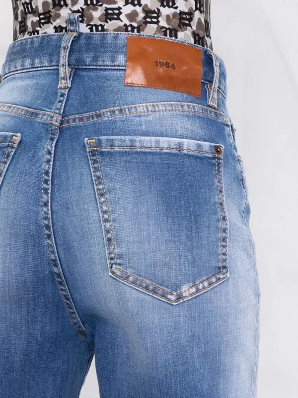 Dsquared2 Faded Effect Mom Jeans
