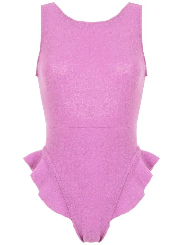 CLUBE BOSSA Goya Ruffle-trimmed Swimsuit - Pink