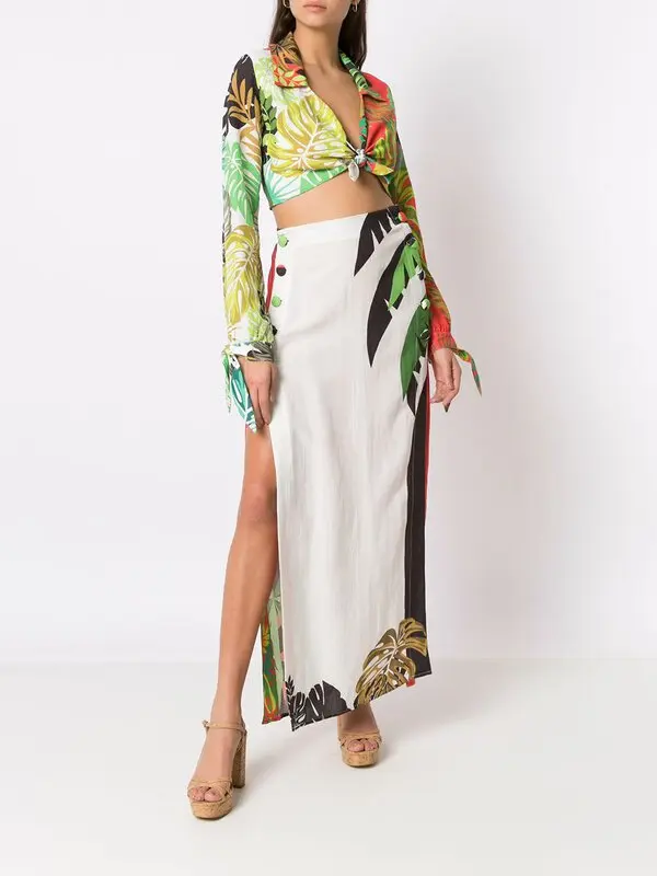 AMIR SLAMA High-waist Maxi Skirt