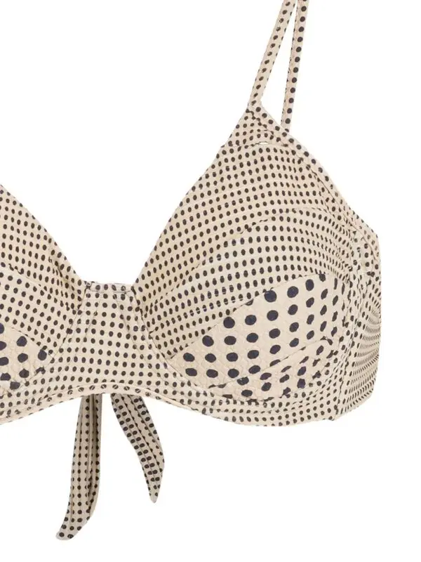 AMIR SLAMA Polka-dot Print Bikini